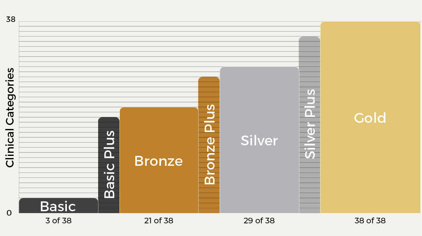 Basic, Bronze, Silver and Gold Plus Cover - what is it?